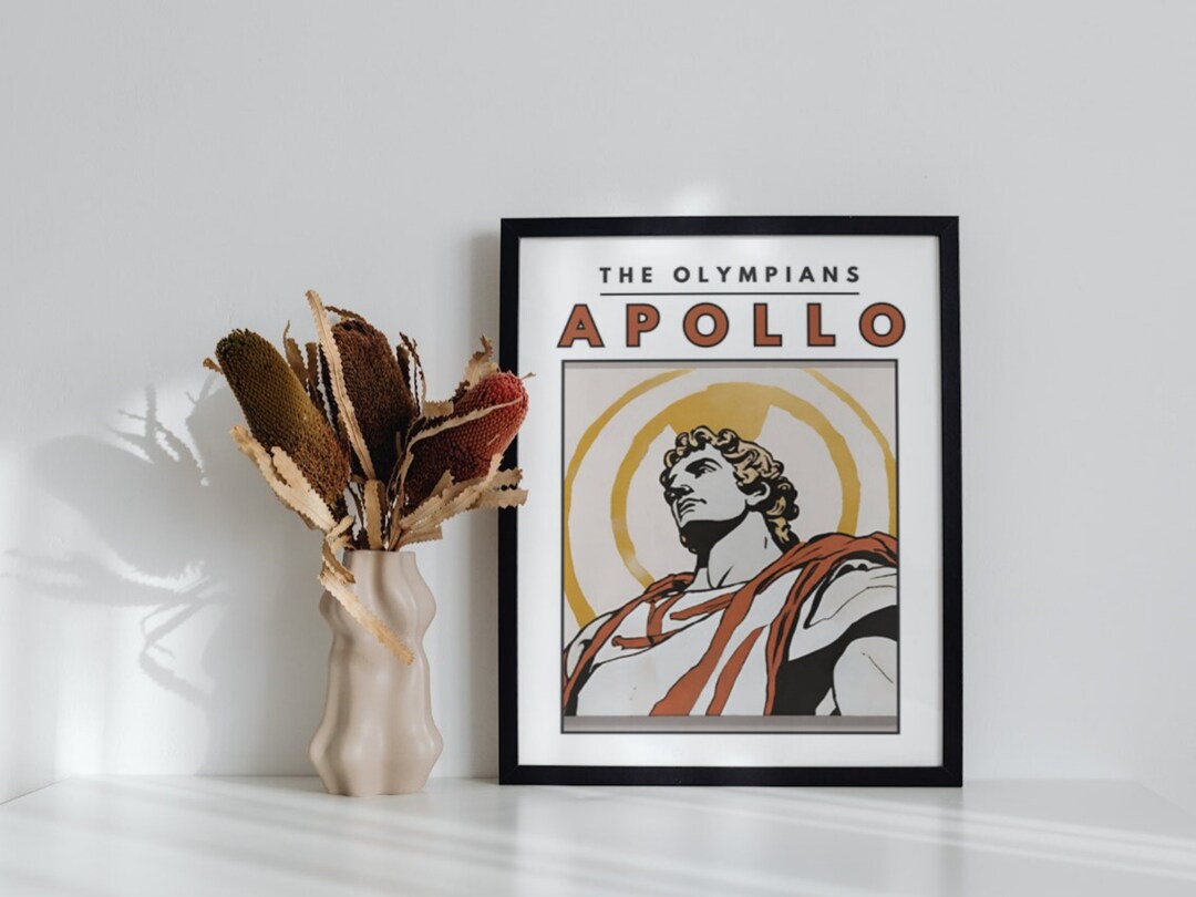 Apollo WALL ART | Retro Greek Gods | Printable Poster | Vintage ...