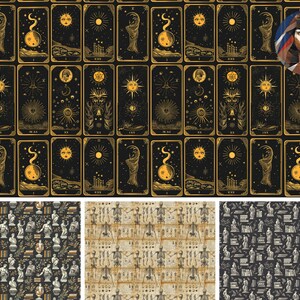 Darkest Academia DIGITAL PAPER 12 Unique Seamless Printable Designs ...