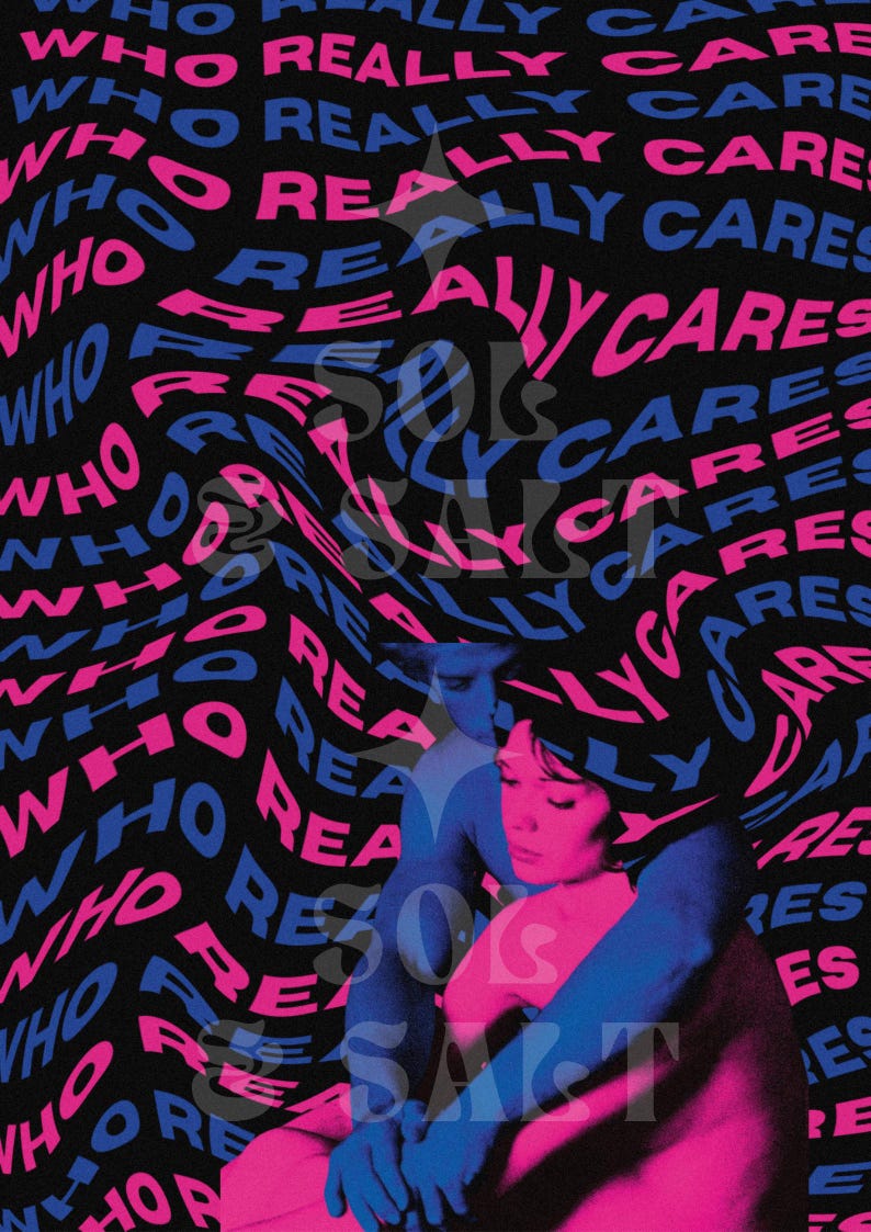 Who Really Cares Tv Girl Poster (digital Download) *new* - Etsy