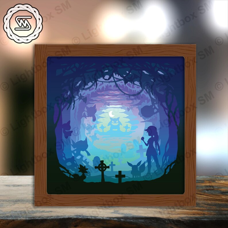 Pokemon 87 - Paper Cut Light Box Template Files, Shadow Box, 3D ...