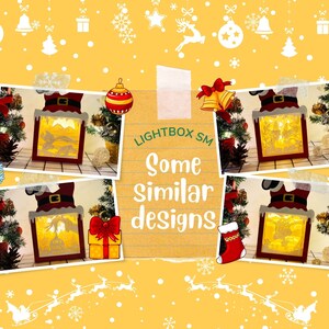 Stitch Santa Claus Chimney Box - Paper Cut Light Box Template Files ...