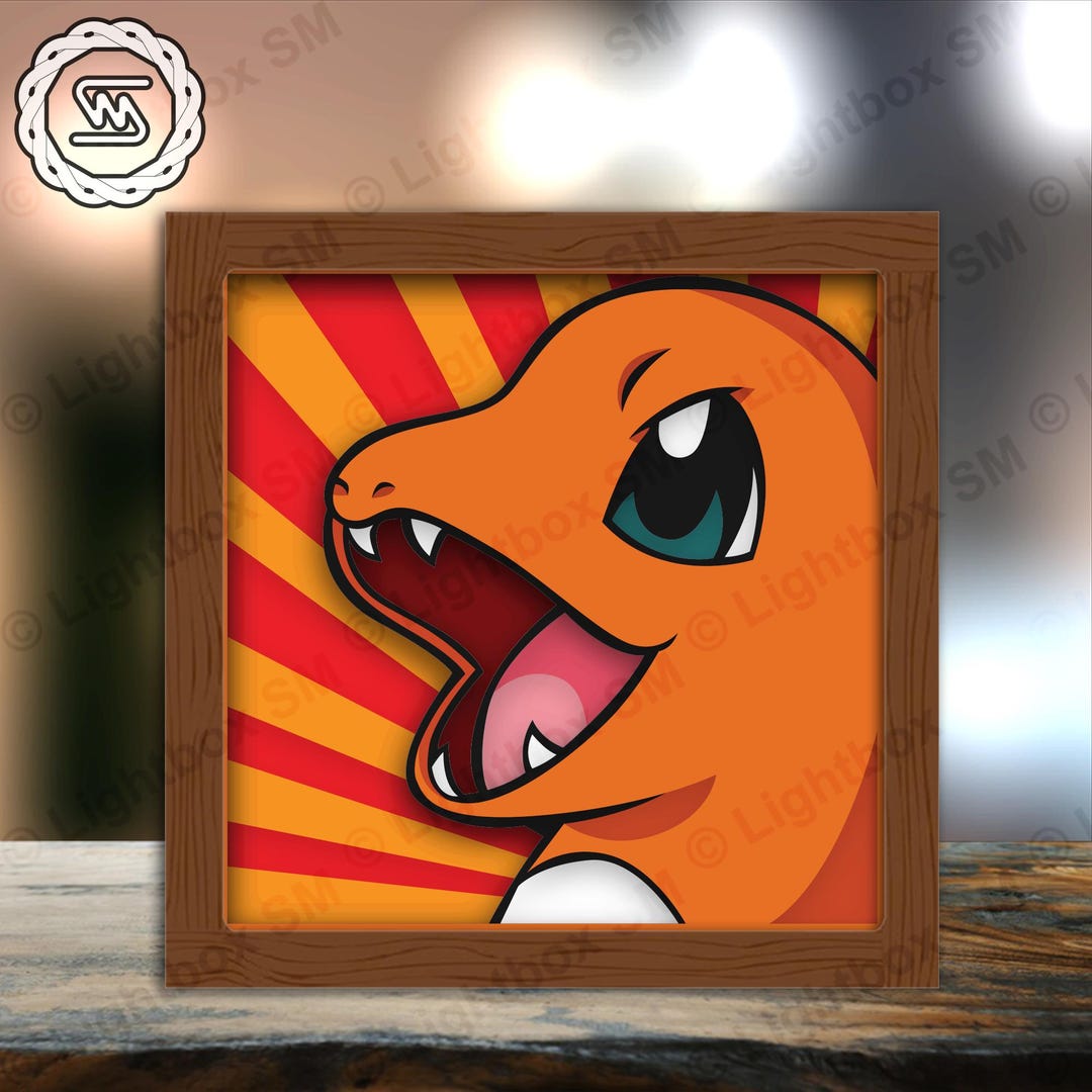 Pokemon 83 - Paper Cut Light Box Template Files, Shadow Box, 3D ...