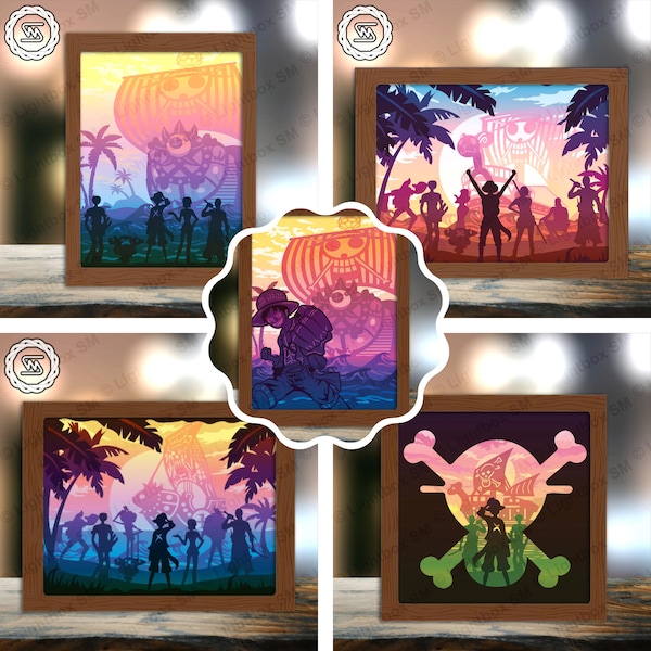 One Piece Paper Cut Light Box - Etsy