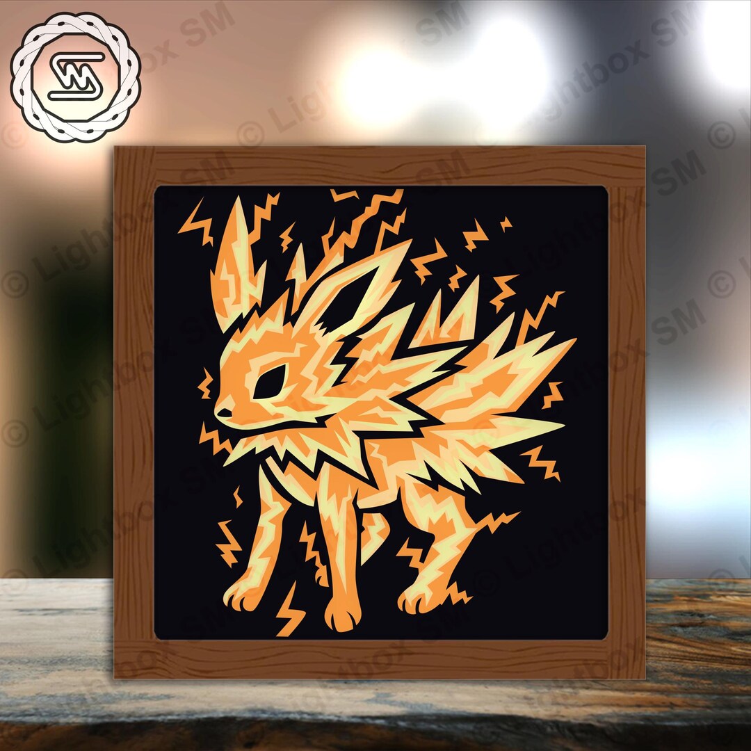 Pokemon 50 - Paper Cut Light Box Template Files, Shadow Box, 3D ...