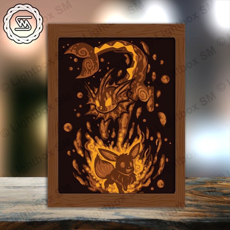 Pokemon 28 - Paper Cut Light Box Template Files, Shadow Box, 3D ...