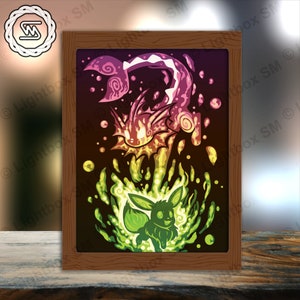 Pokemon 28 - Paper Cut Light Box Template Files, Shadow Box, 3D ...