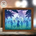 One Piece Paper Cut Light Box Template Files, Shadow Box, 3D Papercut ...
