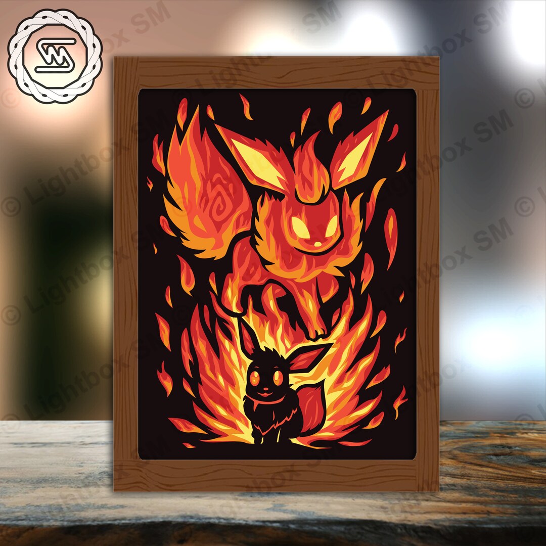 Pokemon 29 - Paper Cut Light Box Template Files, Shadow Box, 3D ...