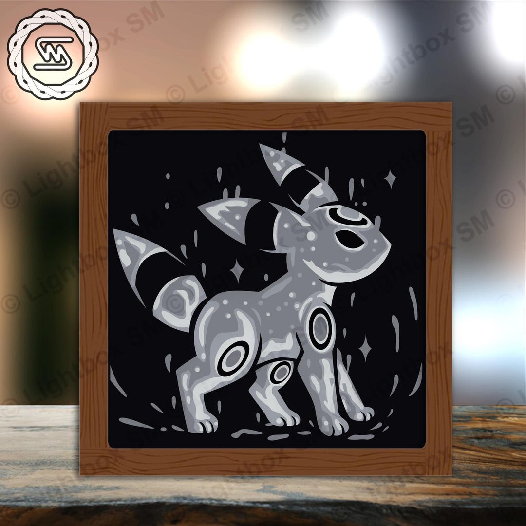 Pokemon 52 - Paper Cut Light Box Template Files, Shadow Box, 3D ...