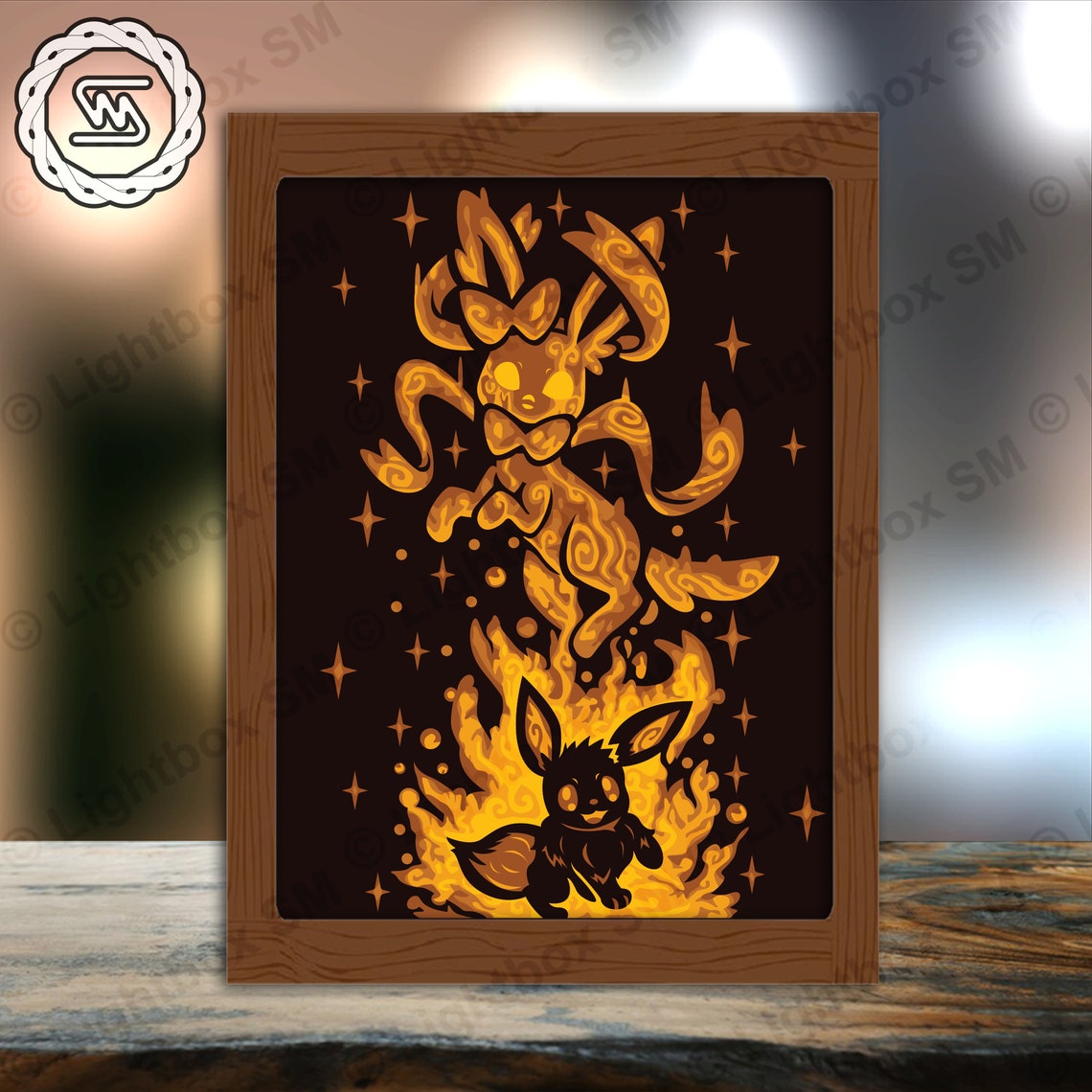 Pokemon 27 - Paper Cut Light Box Template Files, Shadow Box, 3D ...