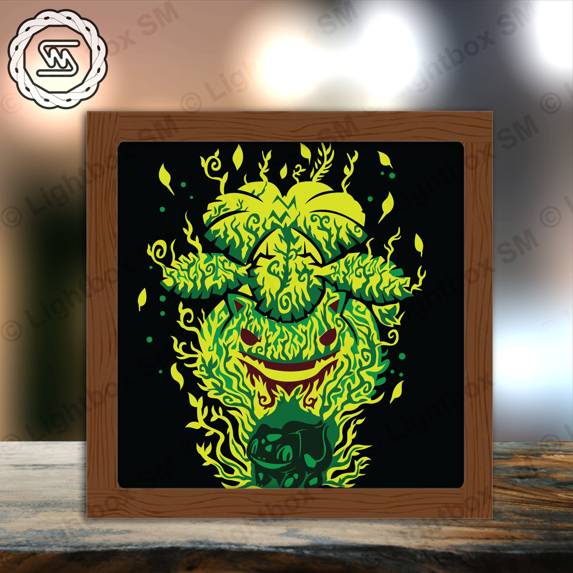 Pokemon 12 Paper Cut Light Box Template Files Shadow Box - Etsy