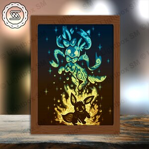 Pokemon 27 - Paper Cut Light Box Template Files, Shadow Box, 3D ...