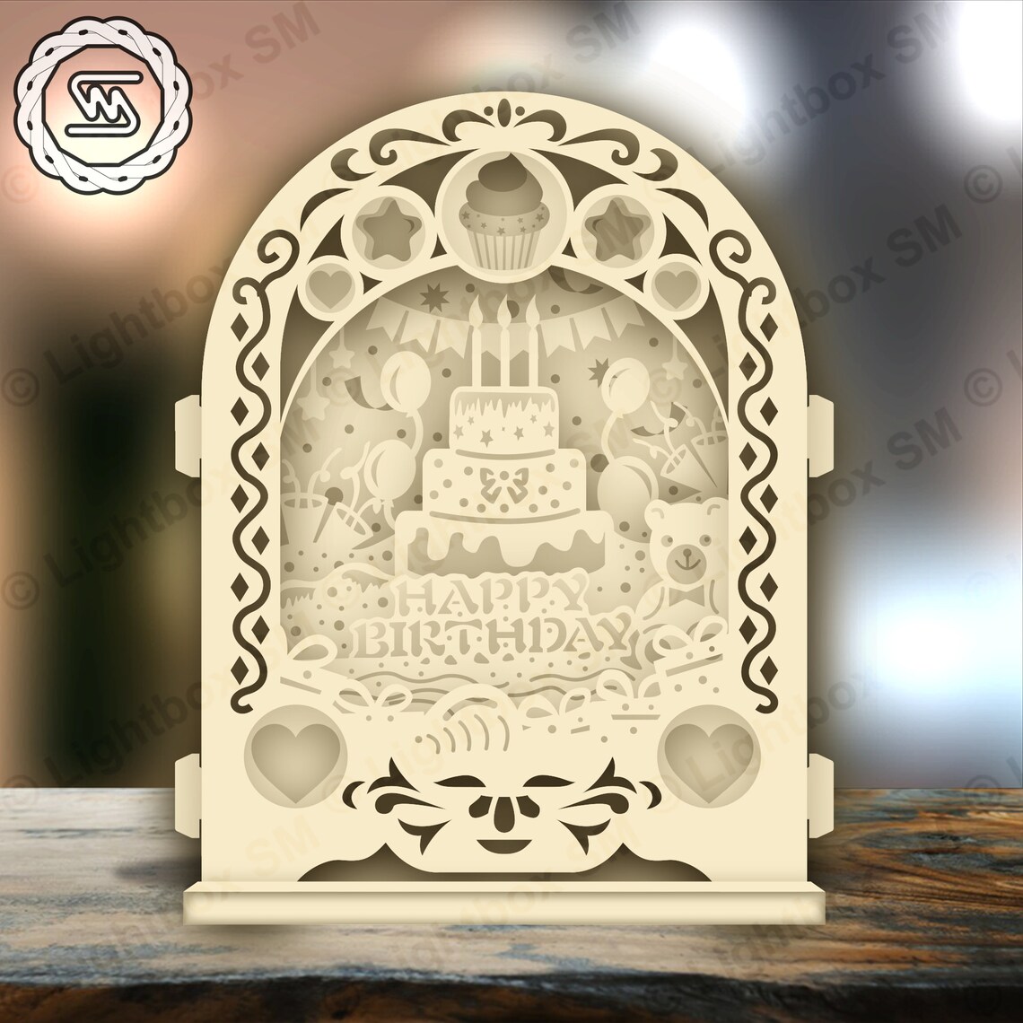 Birthday Popup SVG Cutting File Popup Card SVG Popup Gift - Etsy