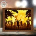 One Piece 6 - Paper Cut Light Box Template Files, Shadow Box, 3D ...