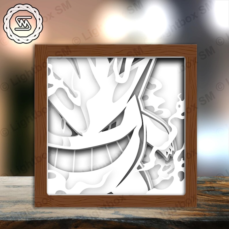 Pokemon 42 - Paper Cut Light Box Template Files, Shadow Box, 3D ...