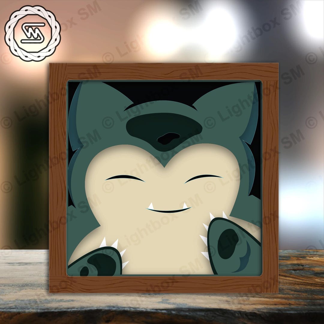Pokemon 44 - Paper Cut Light Box Template Files, Shadow Box, 3D ...