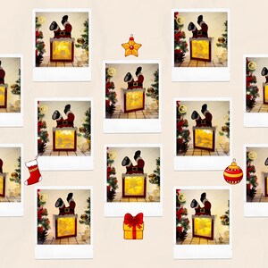 Stitch Santa Claus Chimney Box - Paper Cut Light Box Template Files ...