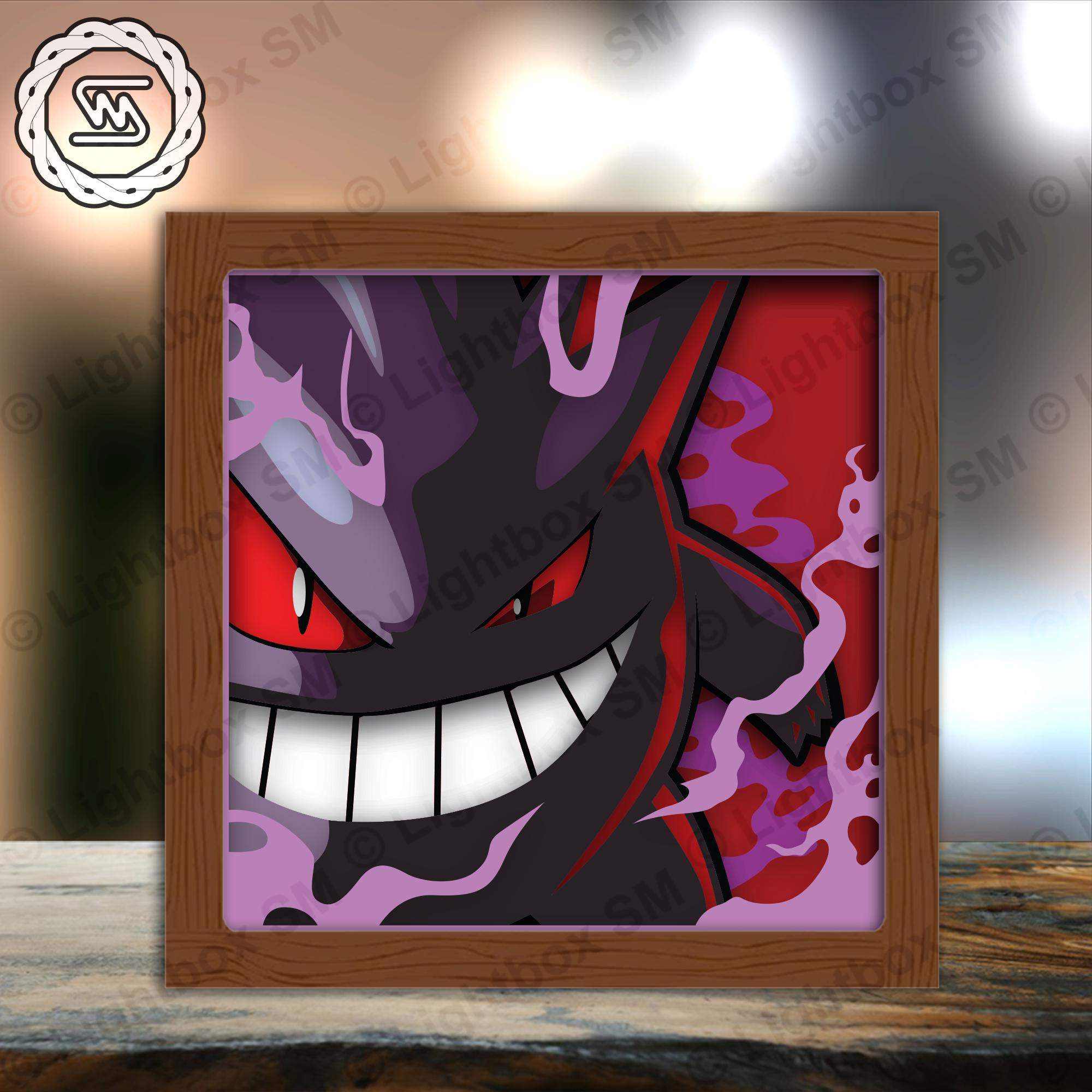 Pokemon 42 - Paper Cut Light Box Template Files, Shadow Box, 3D ...