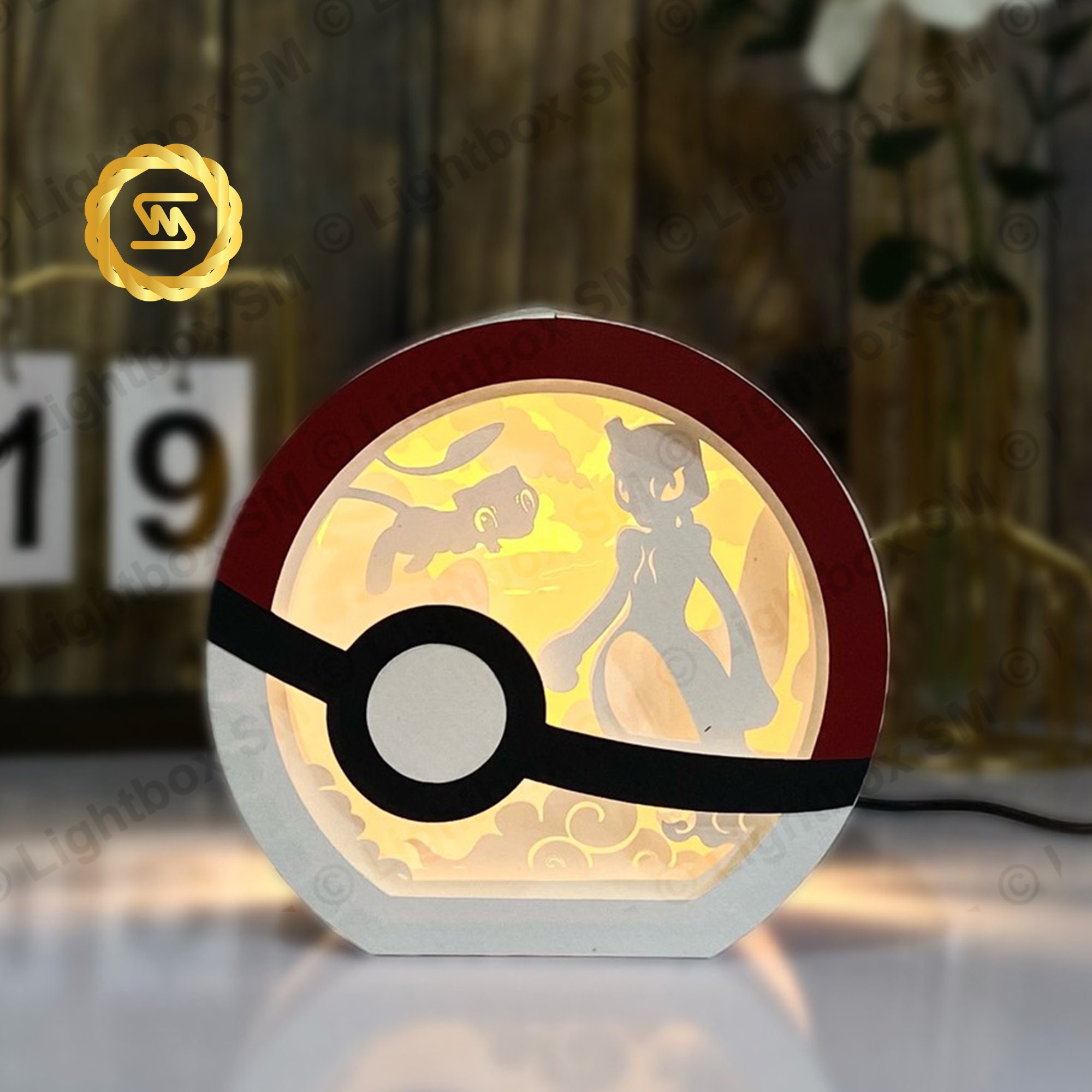 Pokeball Lightbox: 3D Papercut Shadow Box SVG File (digital Download ...