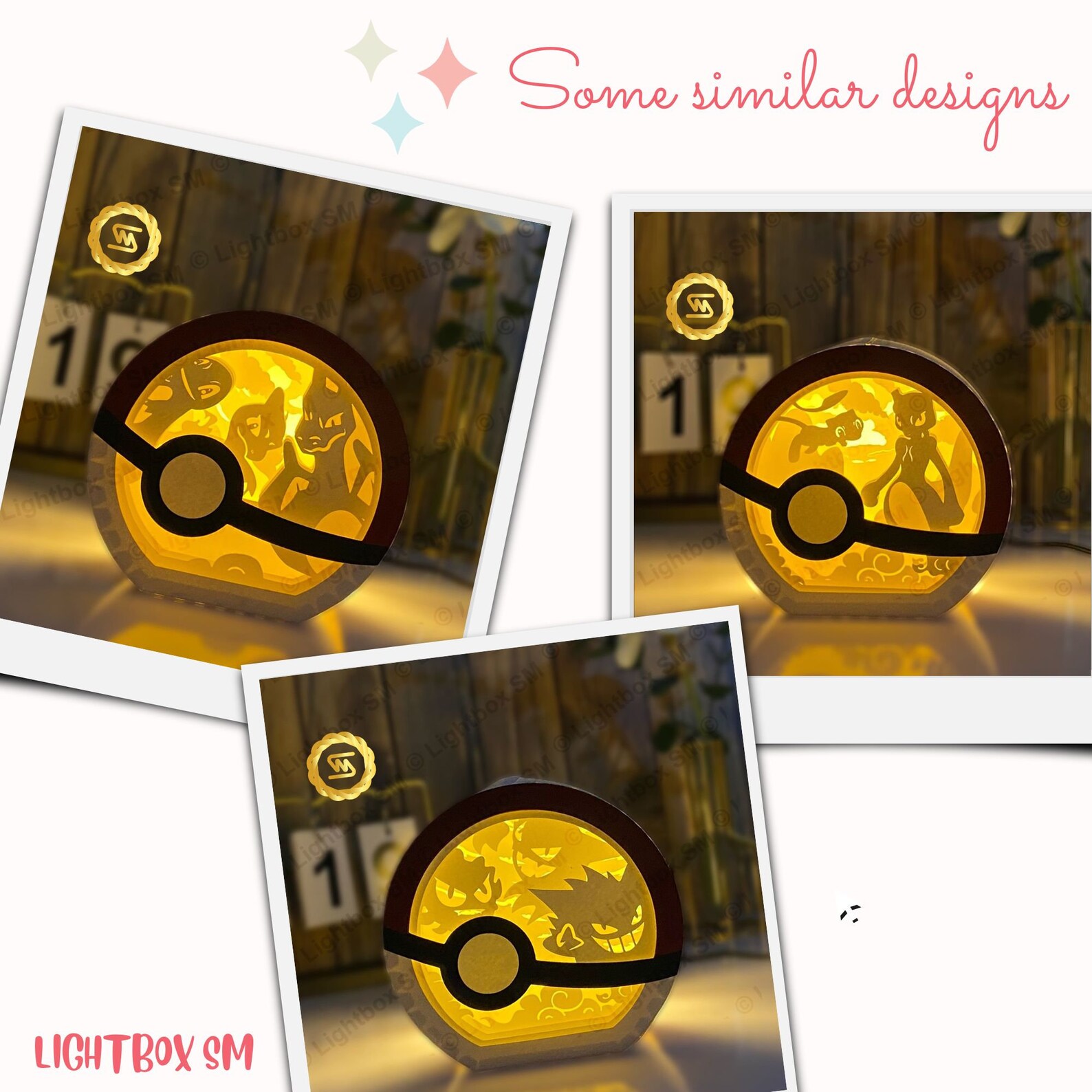 Pokeball Lightbox: 3D Papercut Shadow Box SVG File (digital Download ...