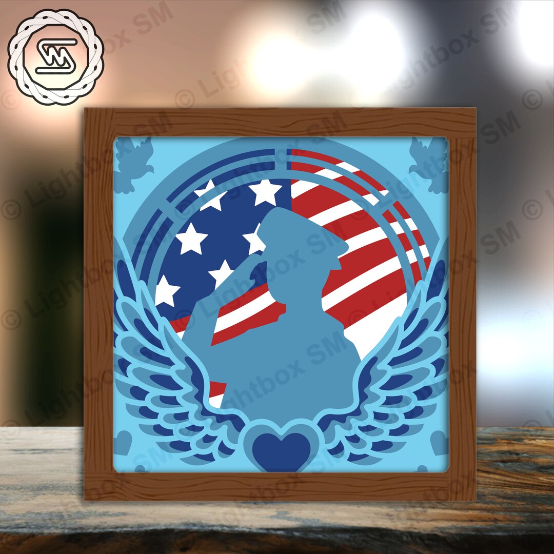Memory - Paper Cut Light Box Template Files, Shadow Box, 3D Papercut ...