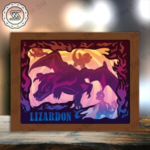 Pokemon 5 - Paper Cut Light Box Template Files, Shadow Box, 3D Papercut ...