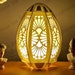 3D Egg Lamp Ver 11 Paper Cut Lamp Easter Paper Cutting - Etsy