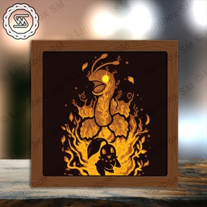 Pokemon 36 - Paper Cut Light Box Template Files, Shadow Box, 3D ...