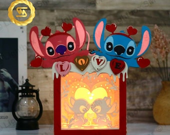 Lilo and Stitch Ohana Shadow Box - Etsy