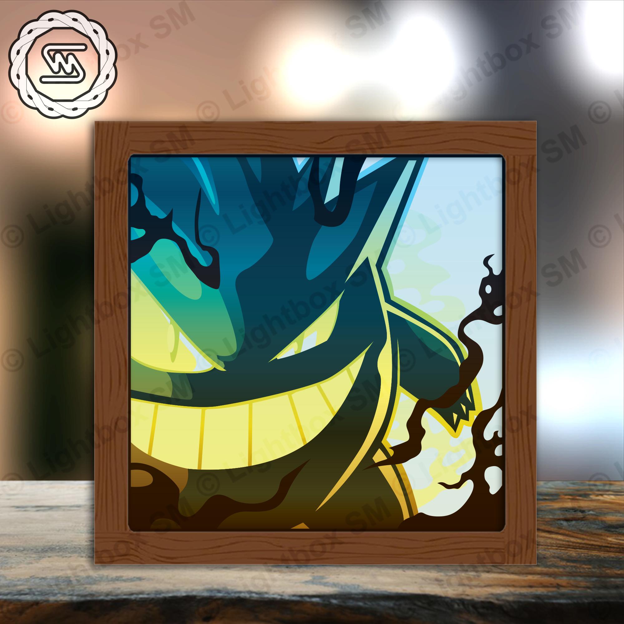 Pokemon 42 - Paper Cut Light Box Template Files, Shadow Box, 3D ...