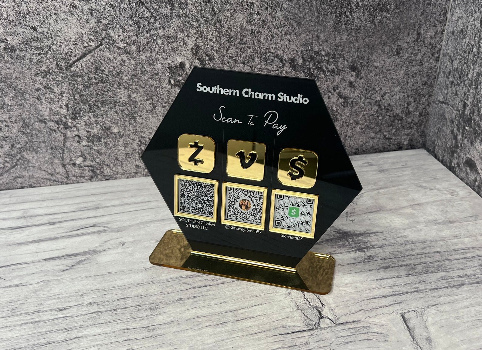 Multi QR Code Business Social Media Sign | Payment Sign | Instagram ...