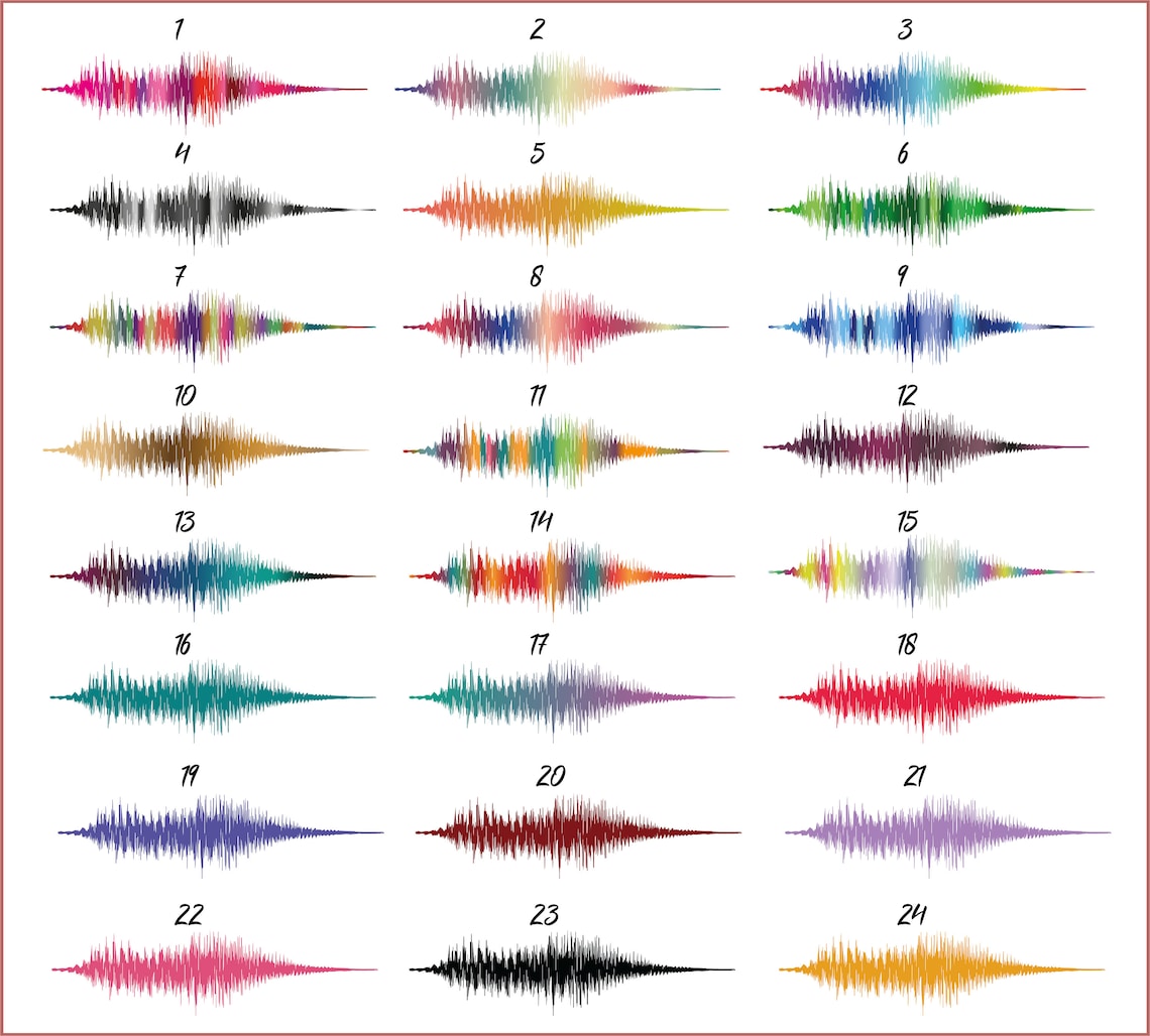 Soundwave Art CUSTOM Sound Wave Print With QR CODE Acrylic - Etsy