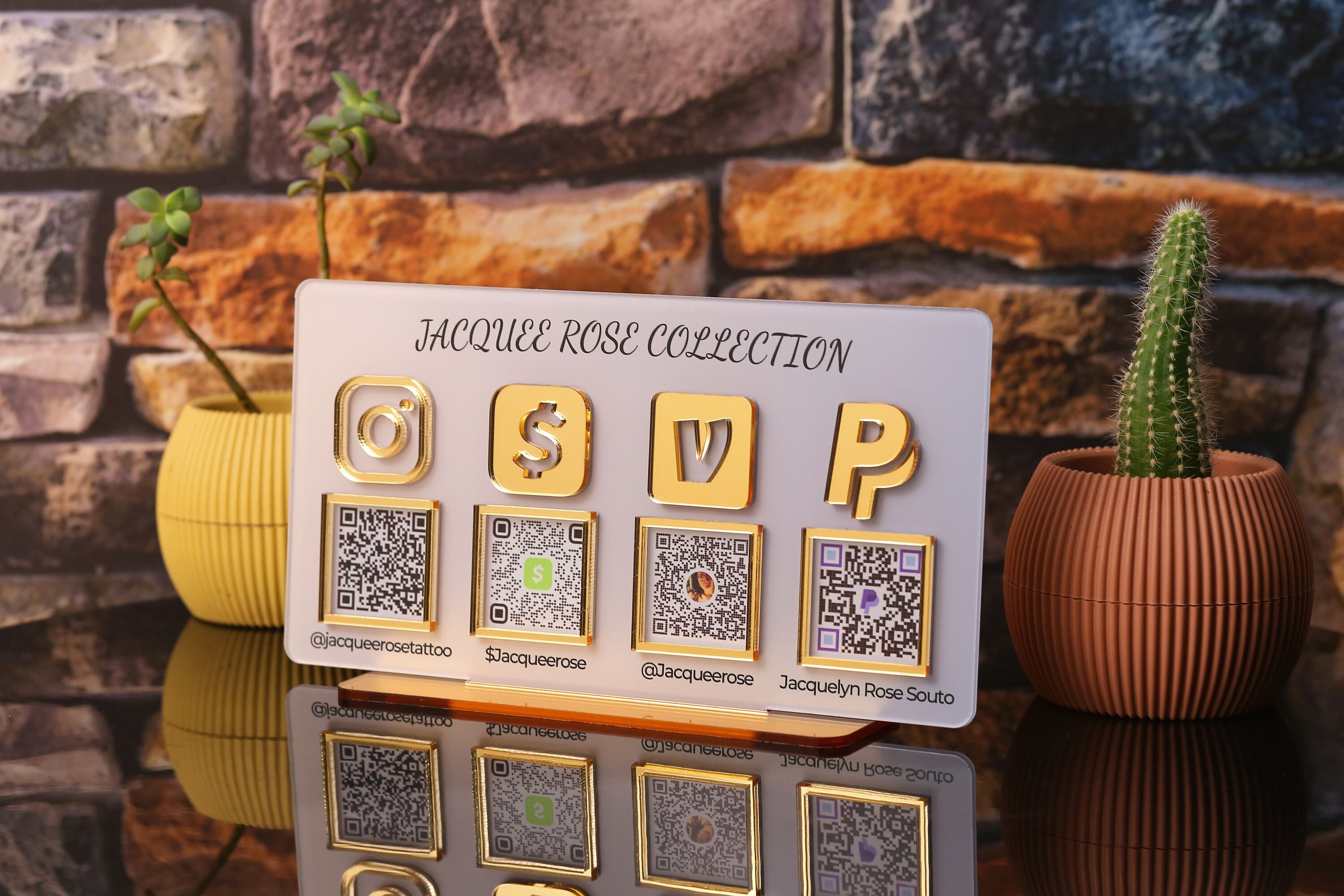 Custom Business QR Code Sign | Personalized Payment & Social Media Sign ...