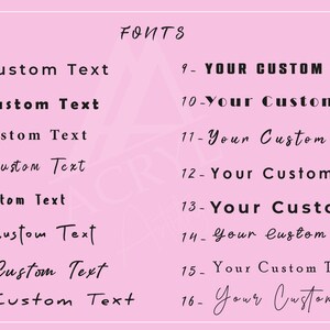 Personalized Acrylic Name Plate | CUSTOM Print on Clear Acrylic Block ...