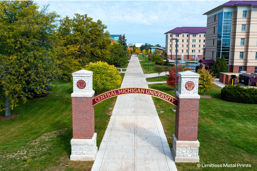Central Arch Central Michigan University Mount Pleasant - Etsy