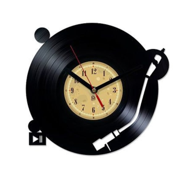 Vinyl Clock - Etsy