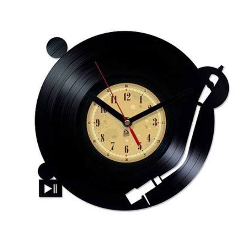 Vinyl Clock - Etsy