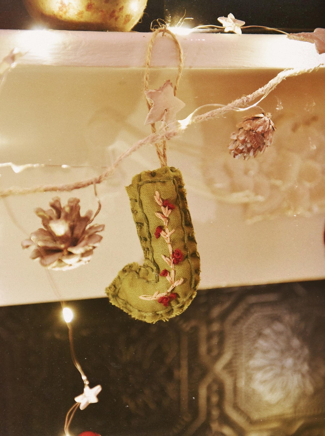 Alphabet Initial Christmas Personalised Name Letter Tree Decorations ...