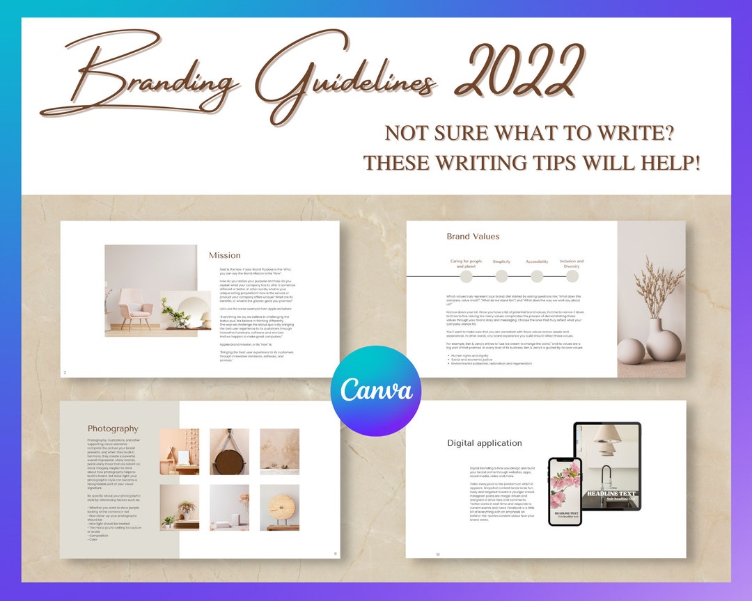 Enchanting Brand Identity Personalized Brand Board & Kit Magical Brand ...