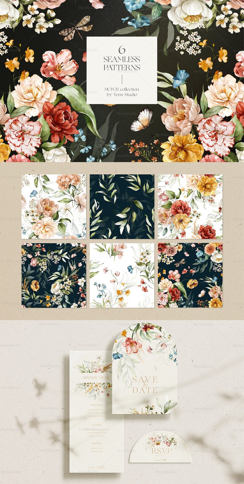 Watercolor Peach Pink Blush Green Alphabet Numbers Bouquet Flowers ...