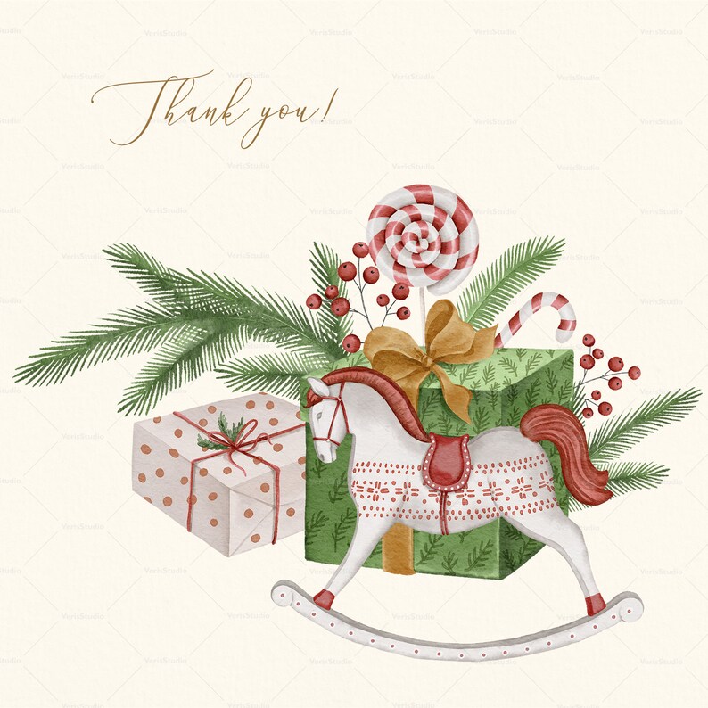 Watercolor Christmas Clipart PNG Gingerbread Man Christmas - Etsy