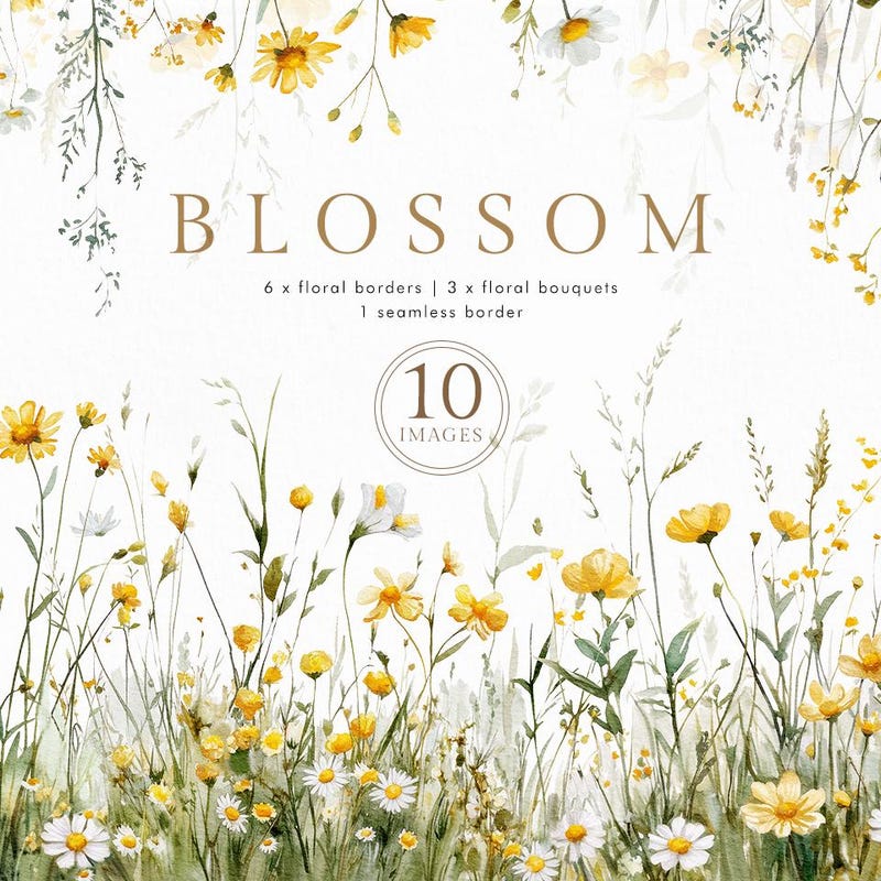 Yellow White Print Leaves - Etsy UK