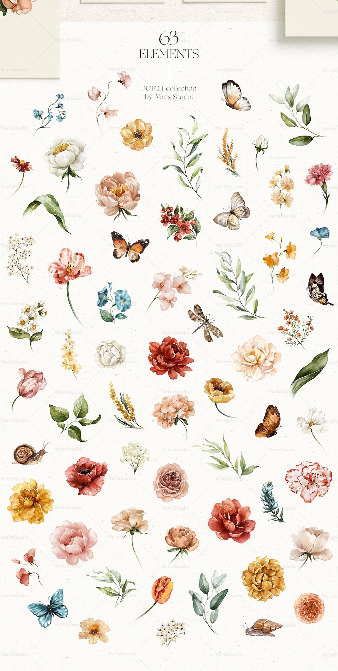 Watercolor Peach Pink Blush Green Alphabet Numbers Bouquet - Etsy