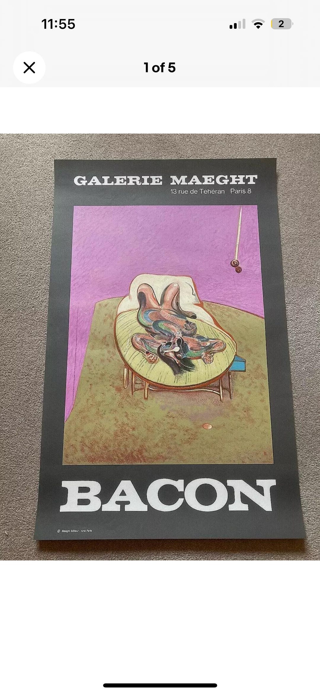 Francis Bacon Poster 1966 - Etsy