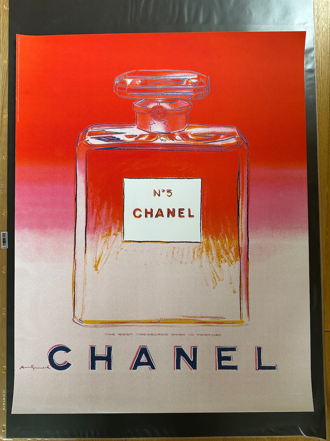 Andy Warhol Chanel No 5 Poster - Etsy