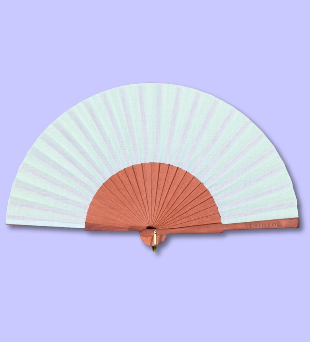 Plain Fan 3 Pastel Green - Etsy