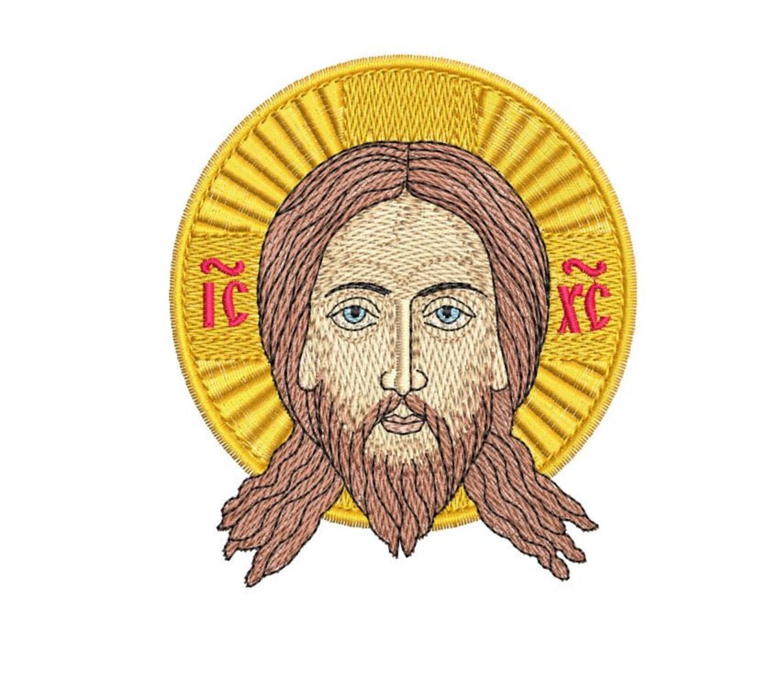 Jesus Christ - Orthodox Embroidery Icon Pack of 2 - Etsy