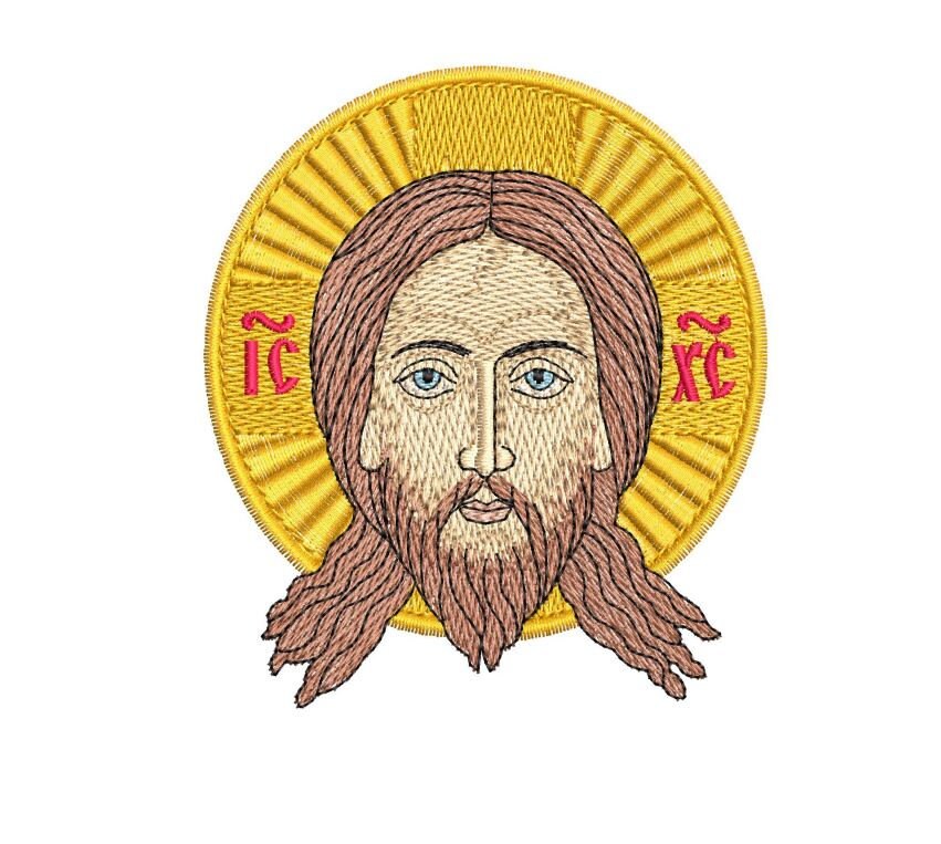 Jesus Christ - Orthodox Embroidery Icon Pack of 2 - Etsy