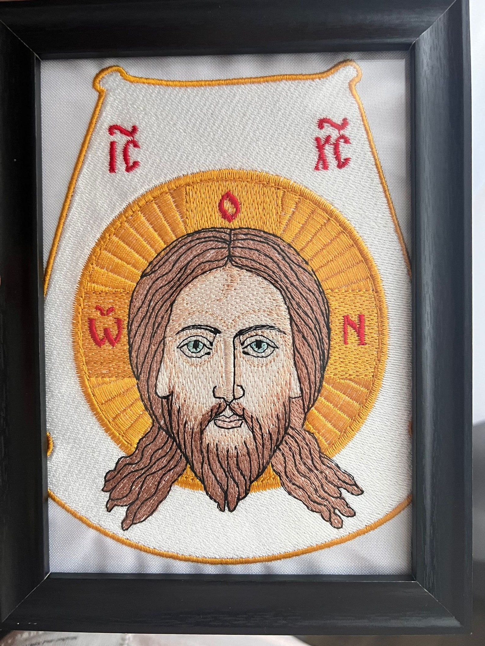 Jesus Christ - Orthodox Embroidery Icon Pack of 2 - Etsy