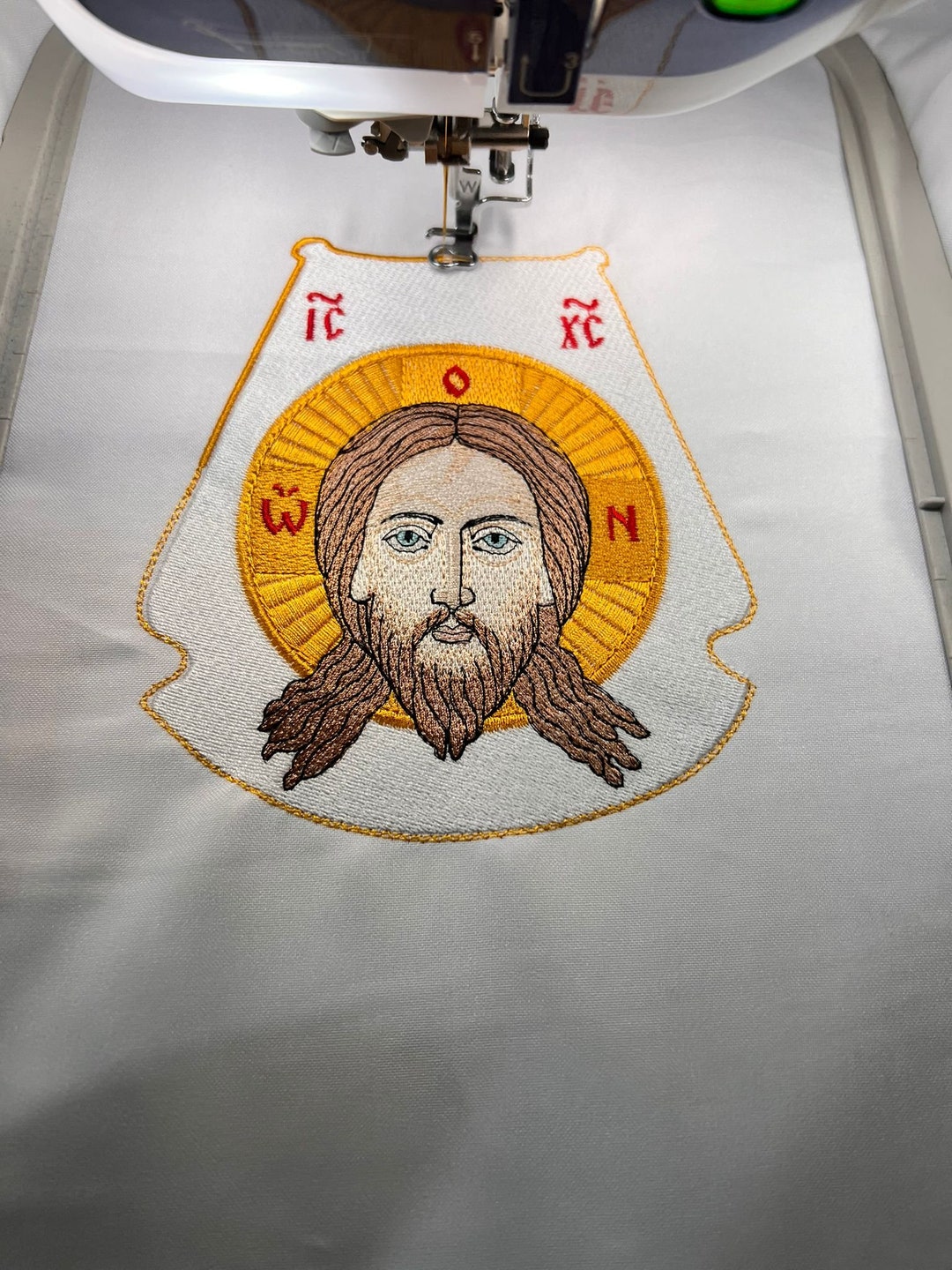 Jesus Christ - Orthodox Embroidery Icon Pack of 2 - Etsy